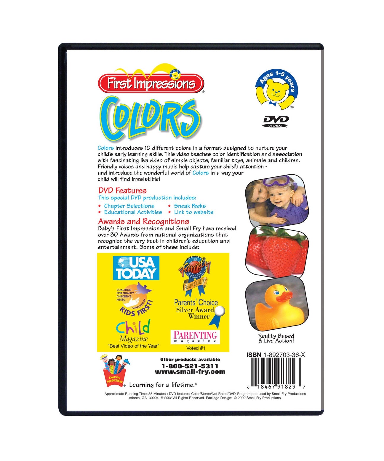 Baby's First Impressions® Colors DVD – KiddlyKids®