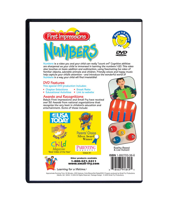Baby's First Impressions® Numbers DVD – KiddlyKids™